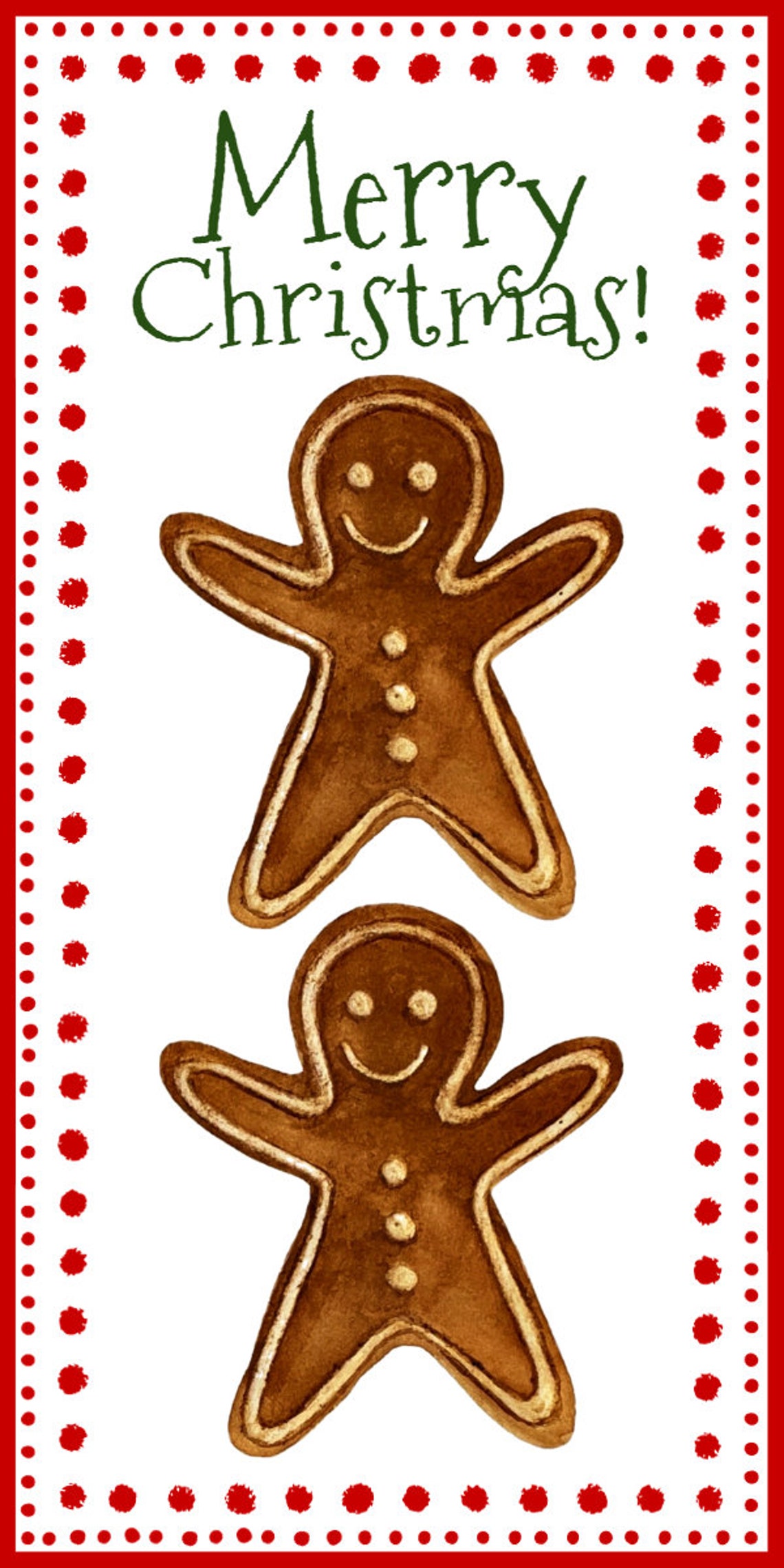 Printable Gingerbread Man Gift Tags - Printable Christmas Tags Template ...