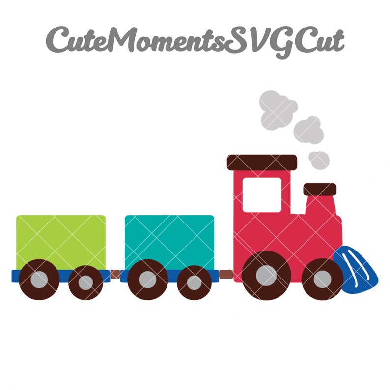 Cute Train Cut File SVG Cutting File Silhouette cricut | Etsy