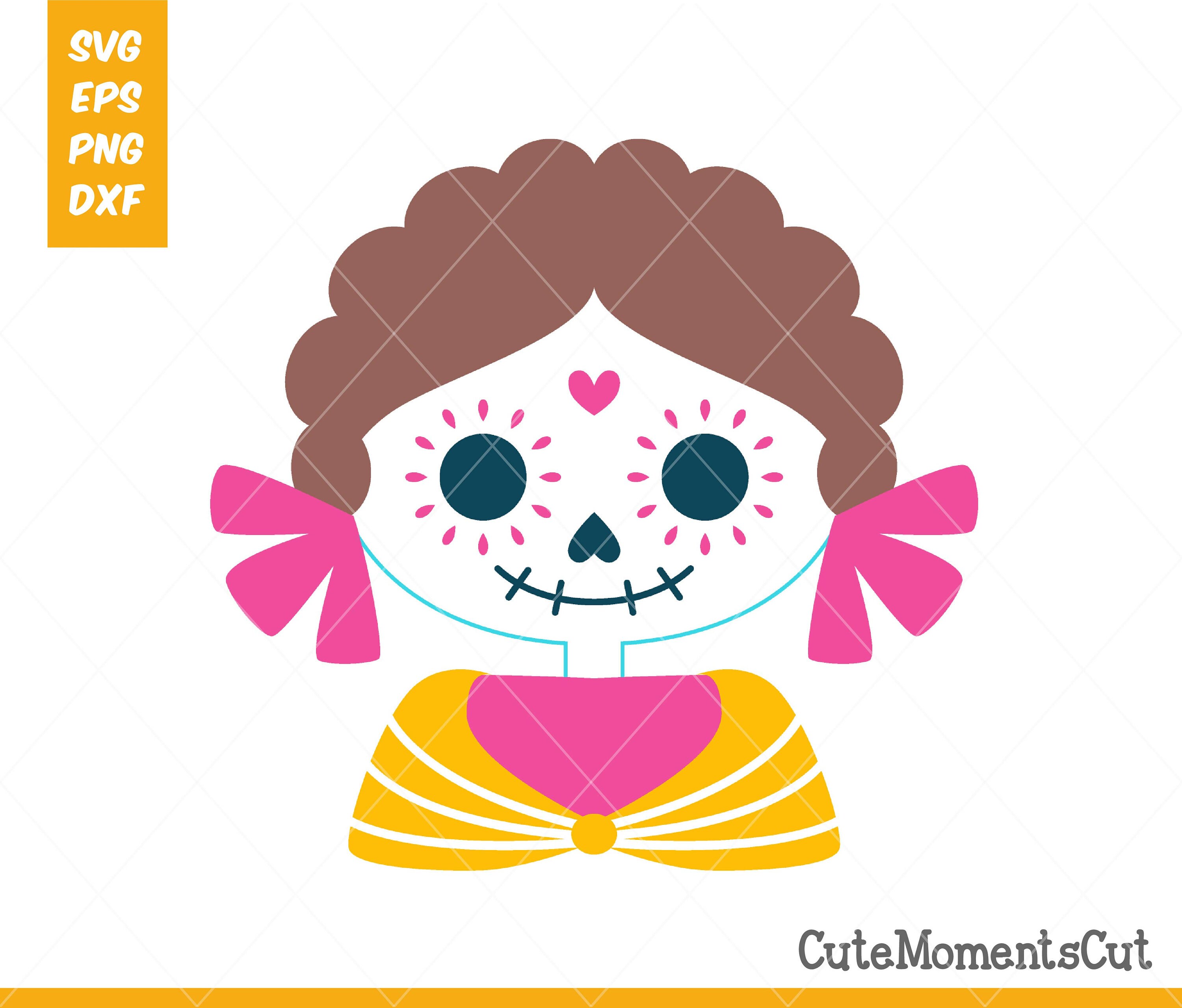 Catrina SVG Cutting File Silhouette Cricut Clipart Digital - Etsy Denmark