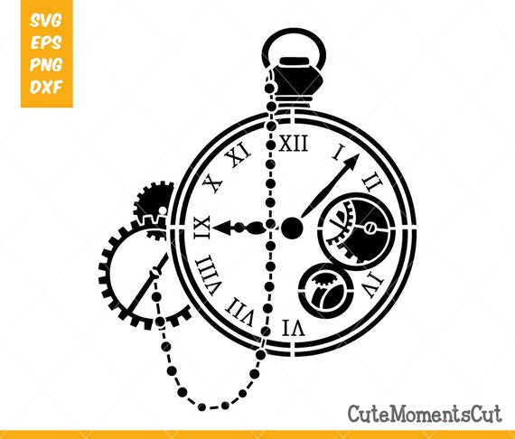 Pocket Watch Silhouette