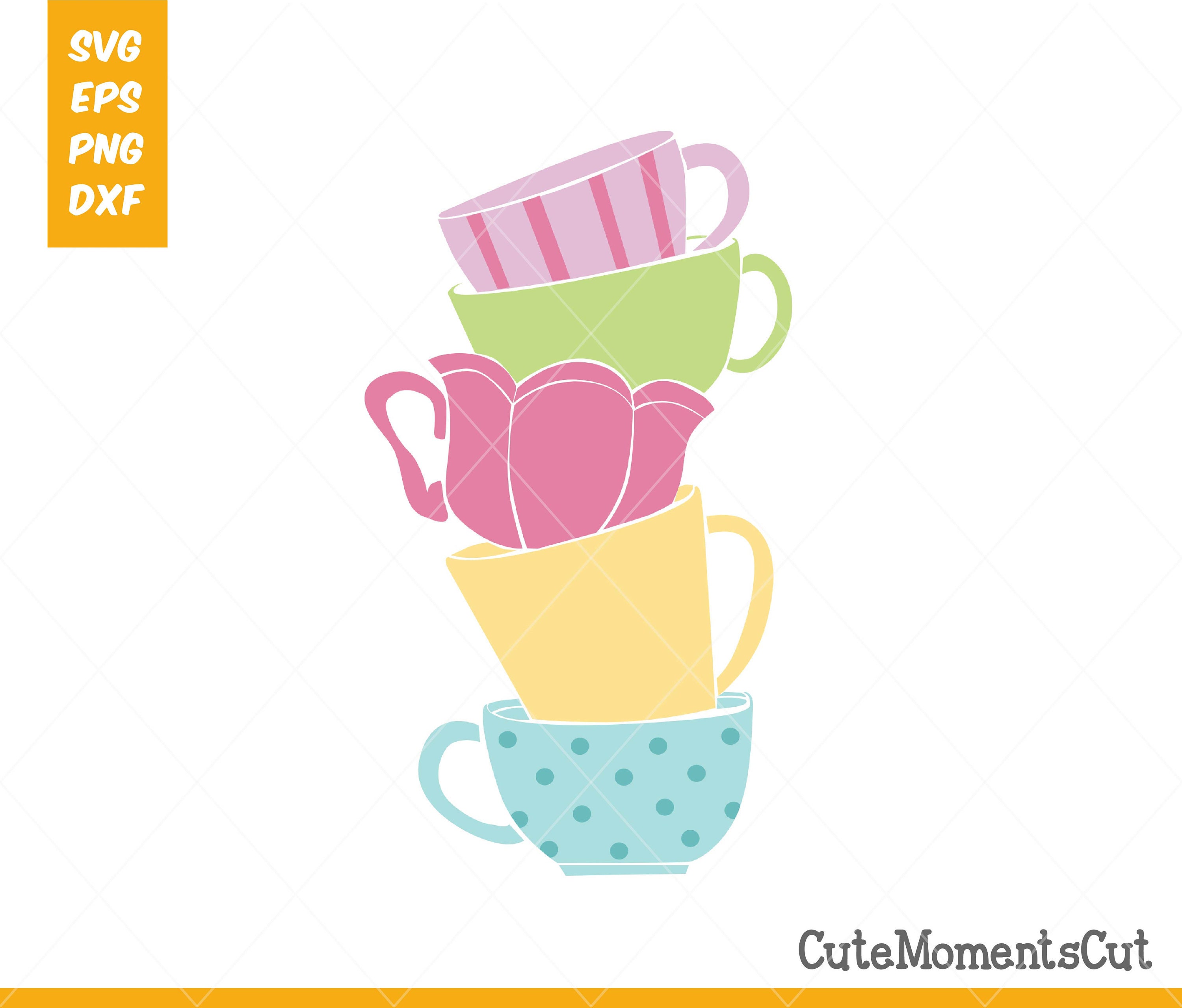 Fancy Teacup Silhouette