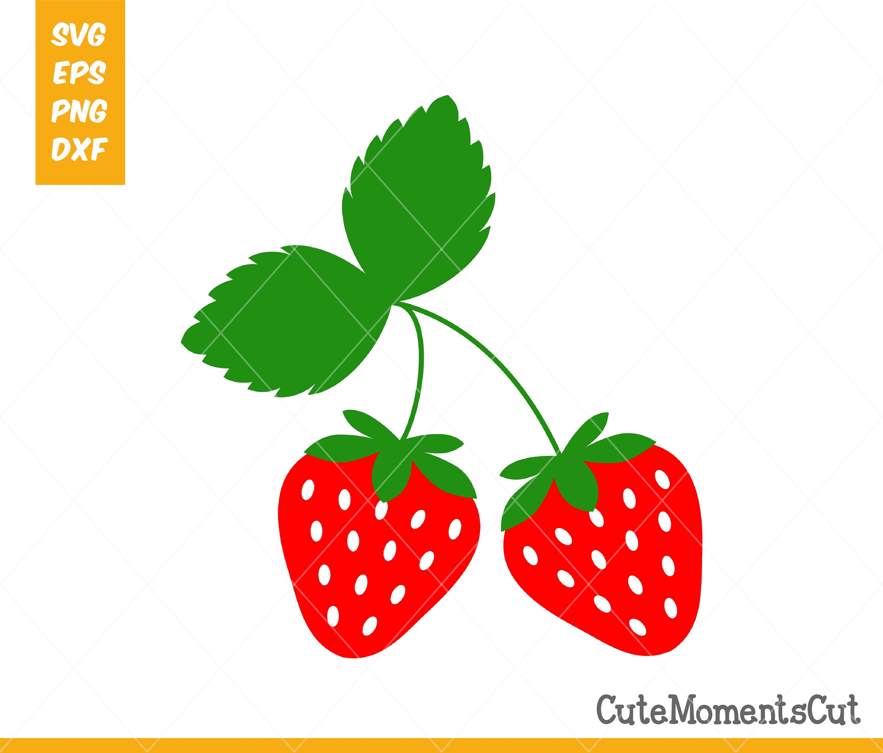 Print Ai and Svg Digital Download Cricut Cut Files Strawberry SVG Files ...