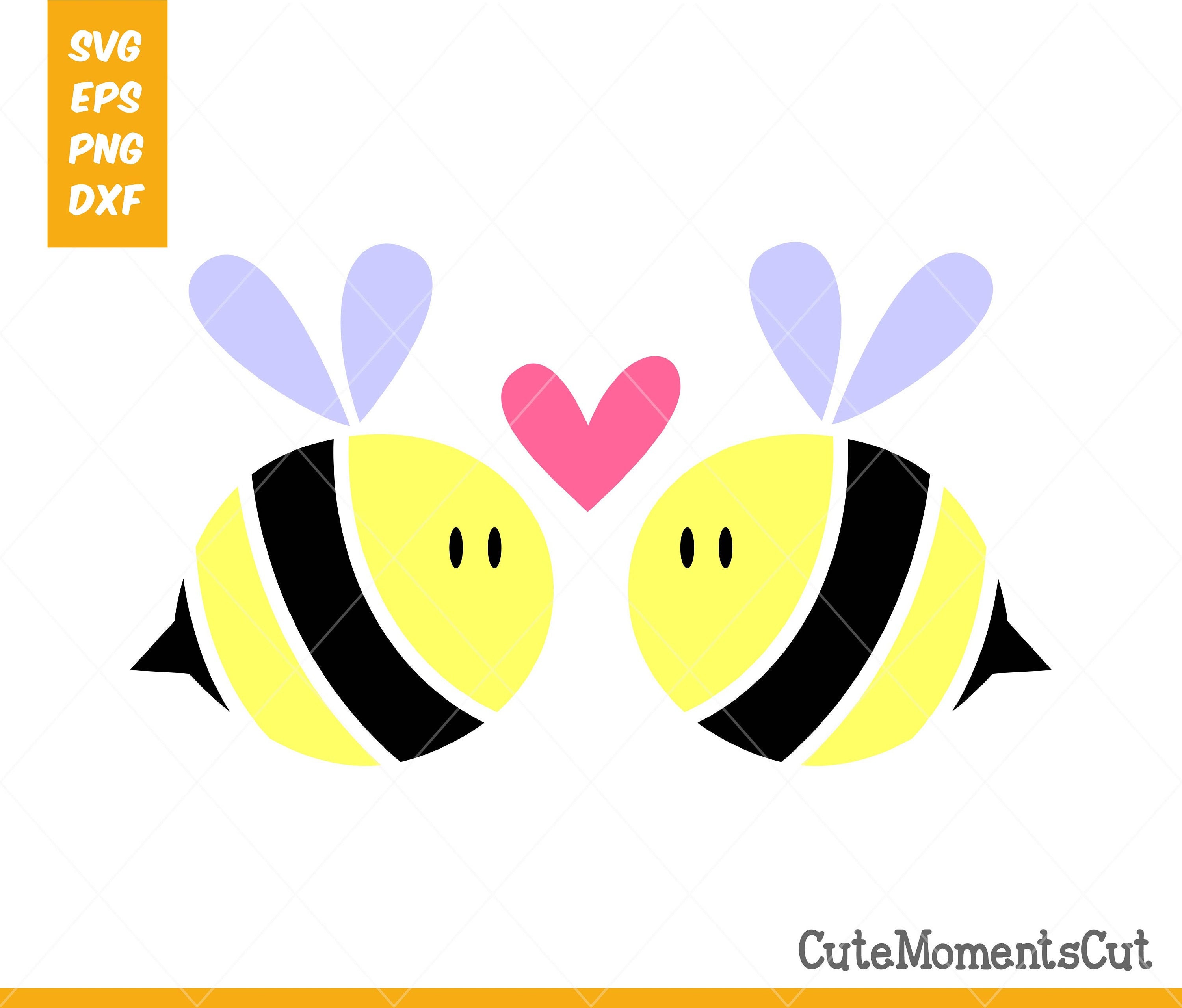 Bee Love Cut FIle Bee SVG Cutting File Silhouette cricut | Etsy