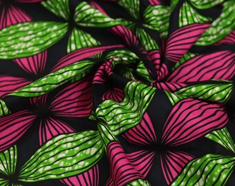 Pink African Fabric - Etsy UK