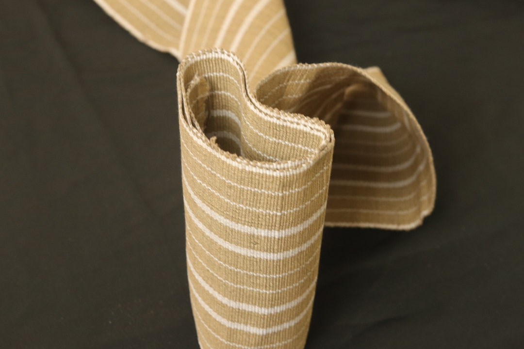 Nigerian Hand Woven Aso Oke Fabric Sold by the Meter, Brown Stripes ...