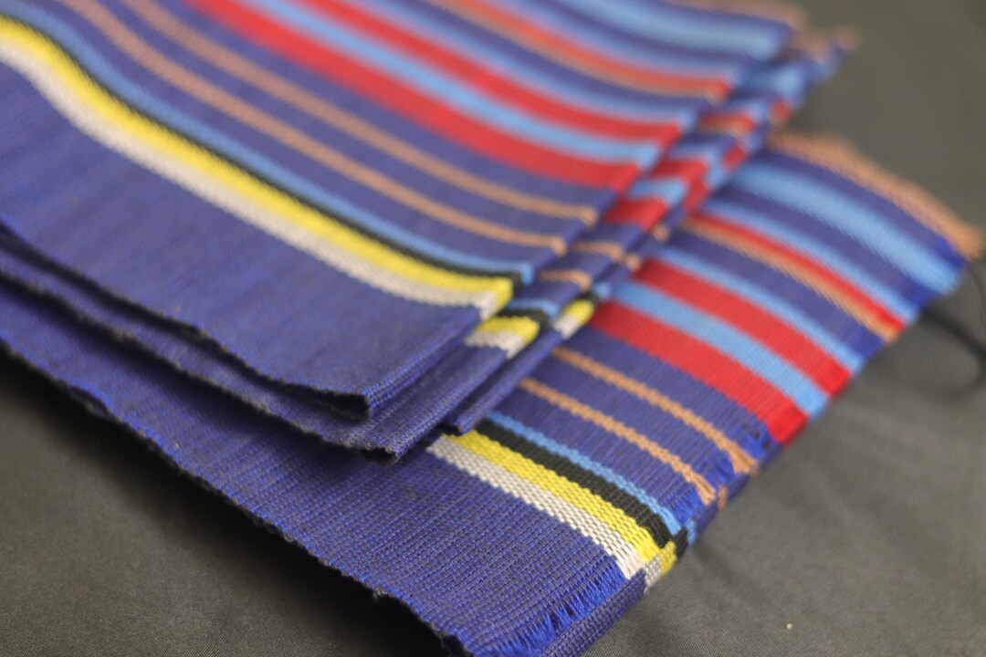Nigerian Hand Woven Aso Oke Fabric Sold by the Meter, Multicoloured ...