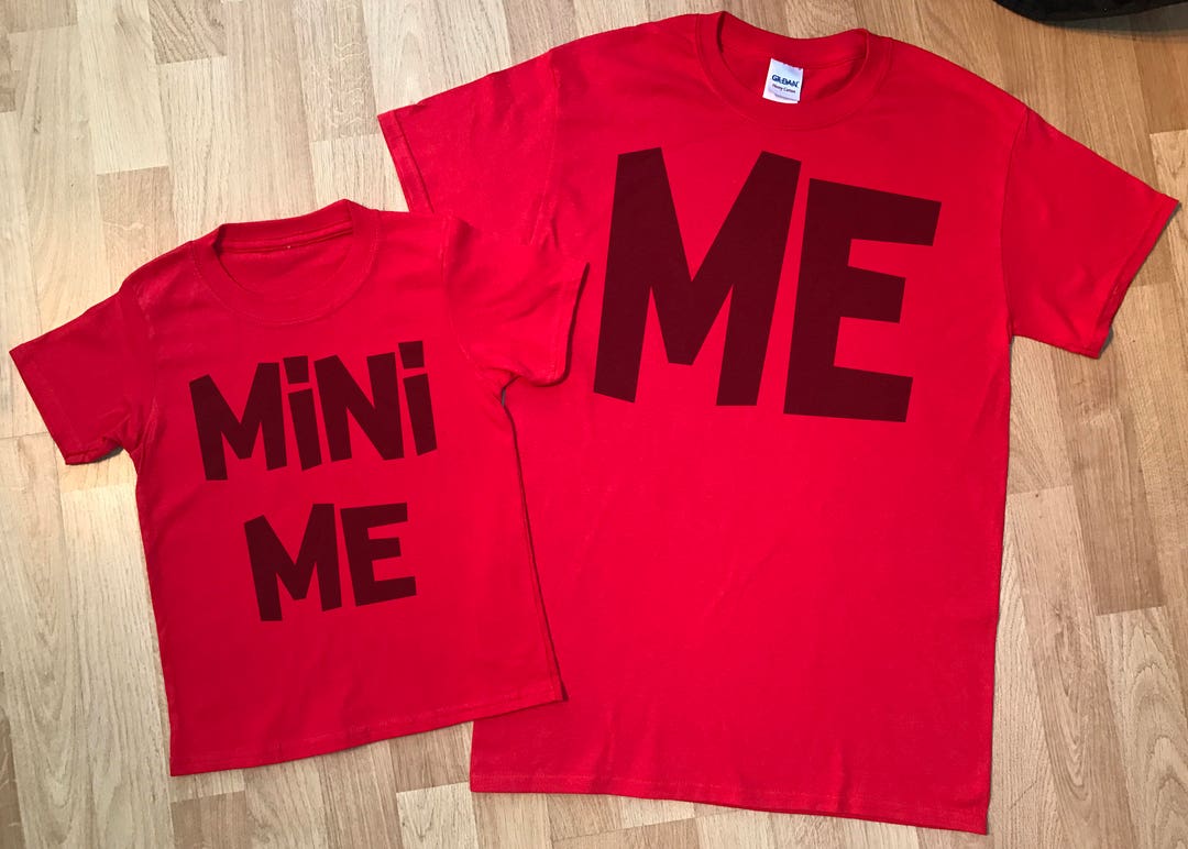 ME Mini ME Matching Father and Kids Gift Set Dad and Son - Etsy