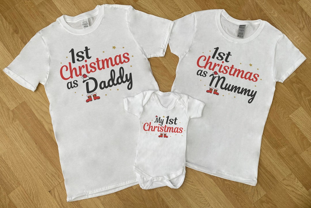 1st Christmas Matching Gift Set - Christmas Gift, Christmas Matching ...