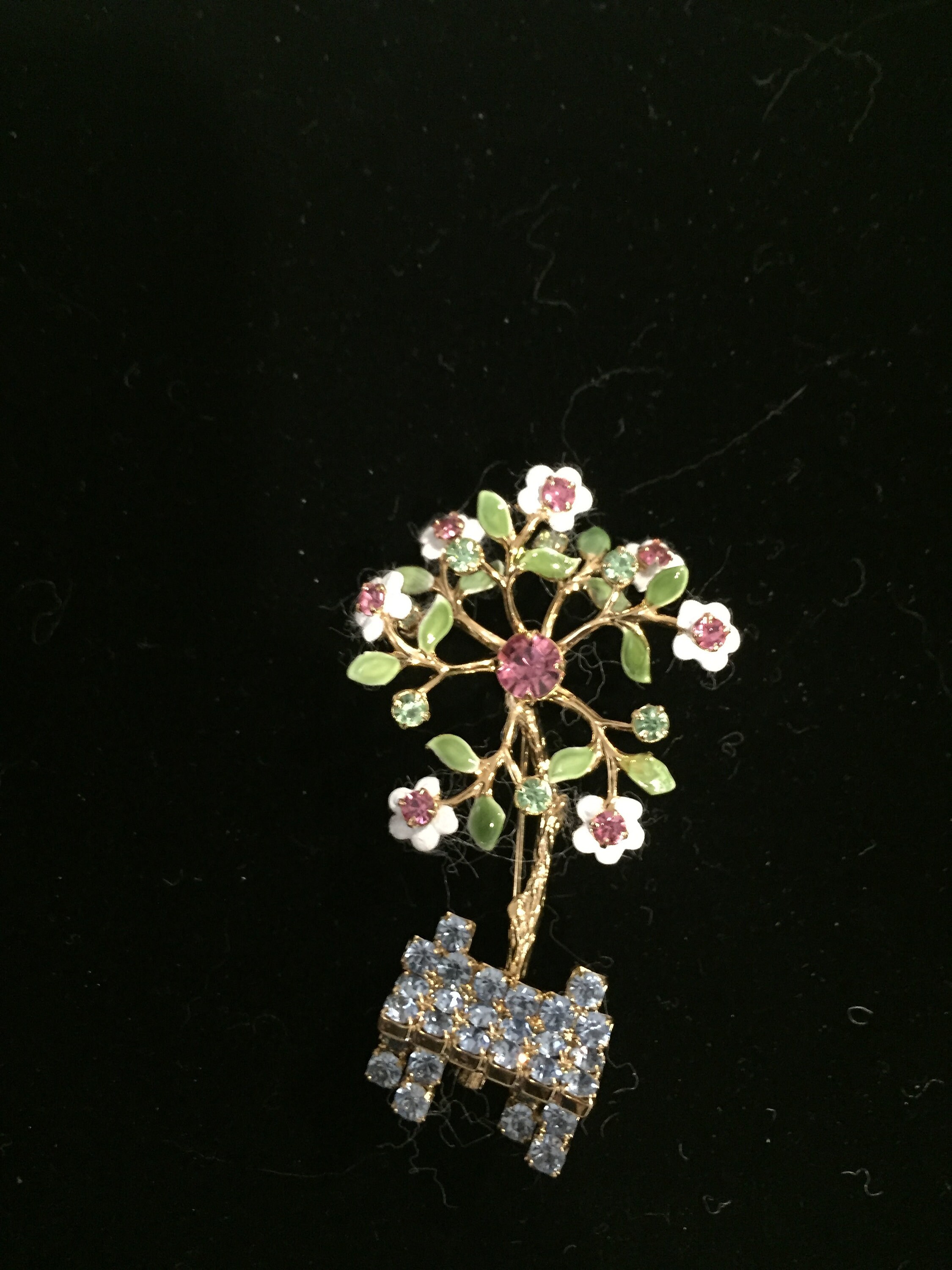 Vintage Ivana Trump Flower Brooch | Etsy