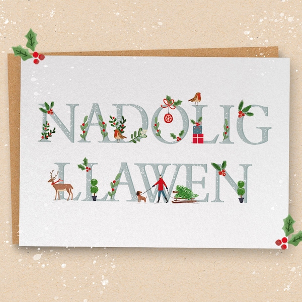 Nadolig Llawen - Etsy UK