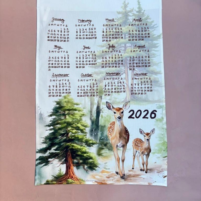 2026 Cloth Calendars - Etsy