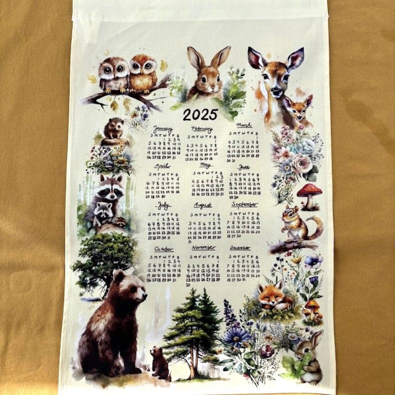 Tea Towel Calendar - Etsy