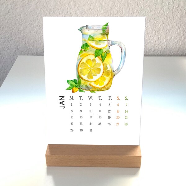 Lemon Calendar - Etsy