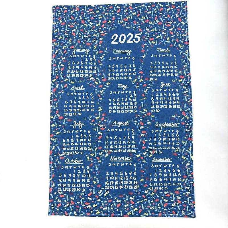 2025 Towel Calendar - Etsy
