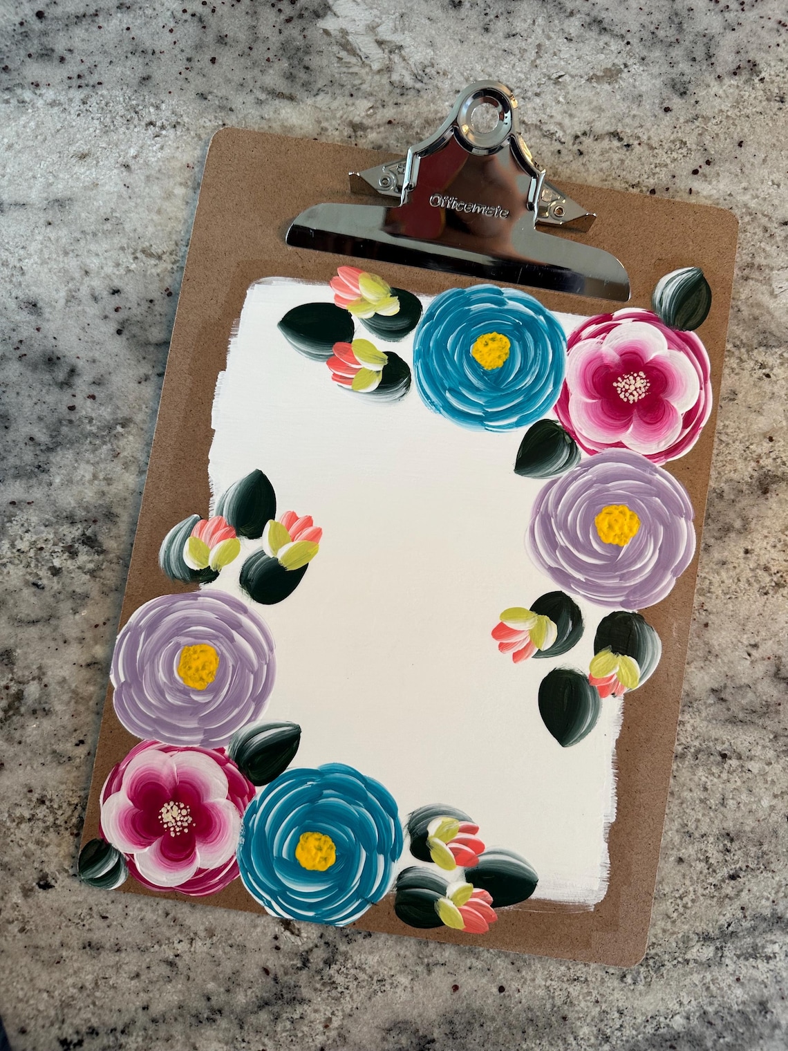 Hand Painted Clipboard - Etsy