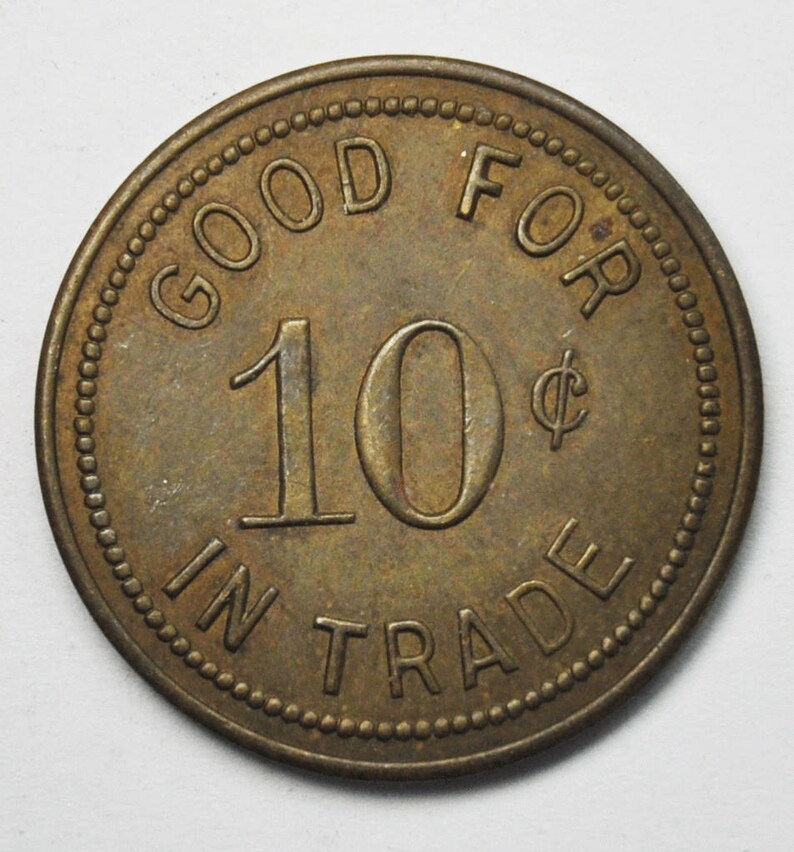 NCO Open Mess Fort Sill Military 10c Trade Token 26mm | Etsy