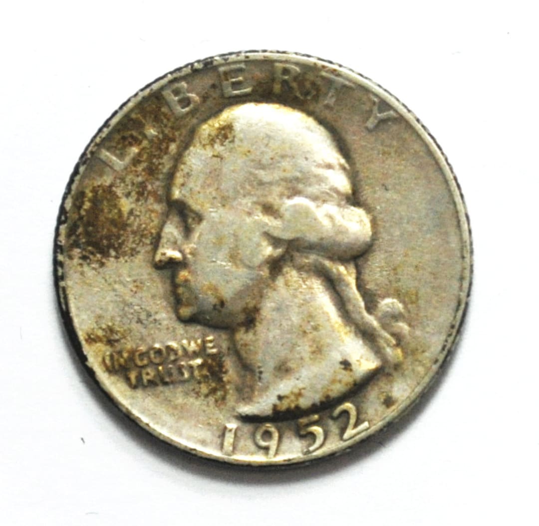 1952 S/S 25c Washington Silver Quarter Dollar Rare San Francisco FS 502 ...