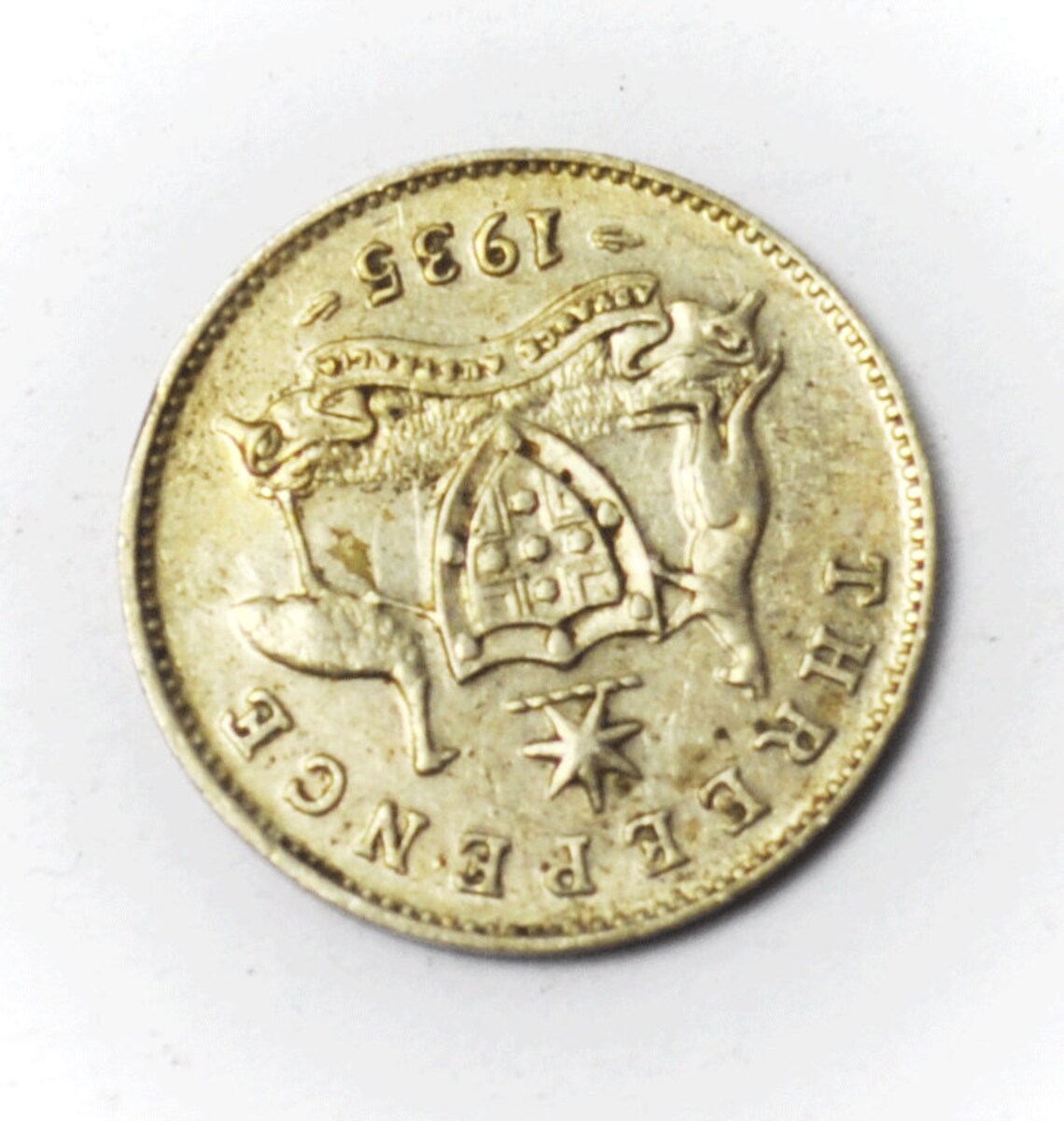 1934 Australia 3p Three Pence Silver Coin KM24 - Etsy