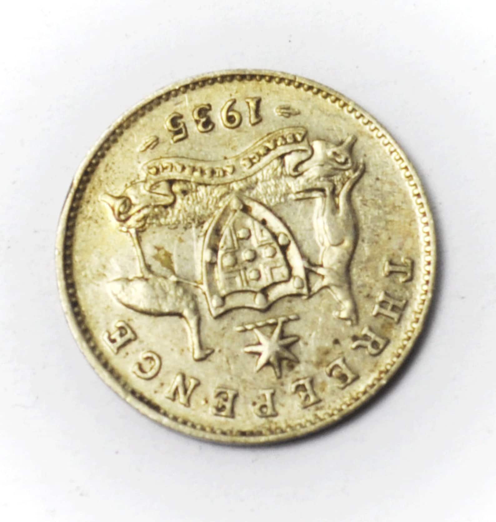 1934 Australia 3p Three Pence Silver Coin KM24 - Etsy