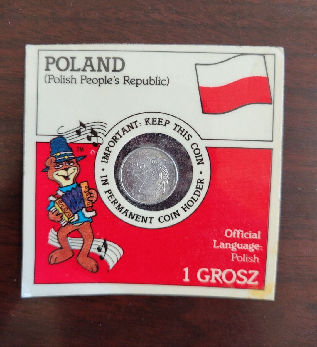 1989 Super Golden Crisp Cereal Box Poland 1 Grosz Coins of the World - Etsy
