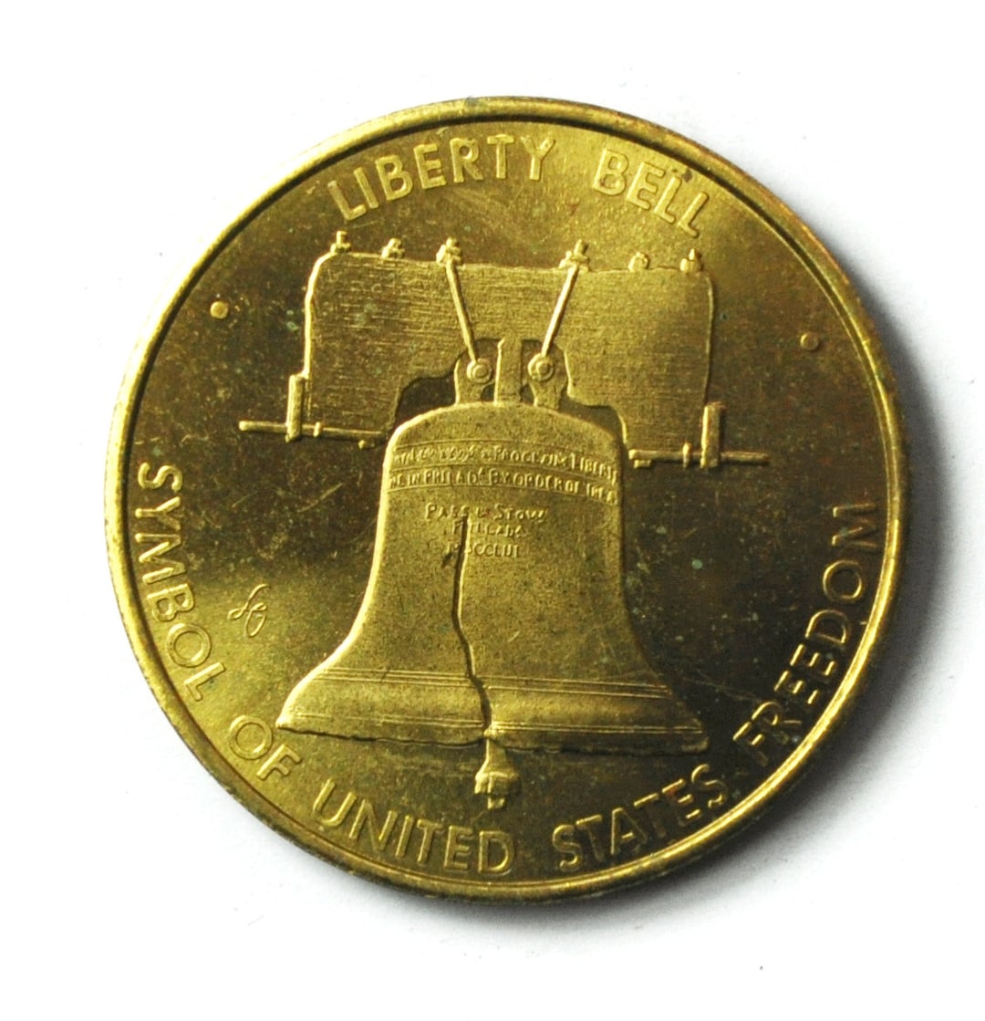 Liberty Bell Leviticus Medal Symbol of Freedom Token 41mm - Etsy
