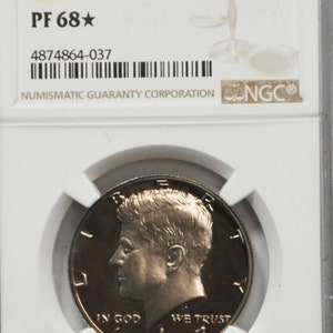 1977 S Clad 50c Kennedy Half Dollar NGC PF68 Star Gem Unc - Etsy