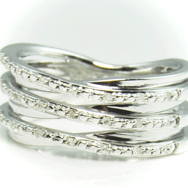 Overlapping Ring - Etsy