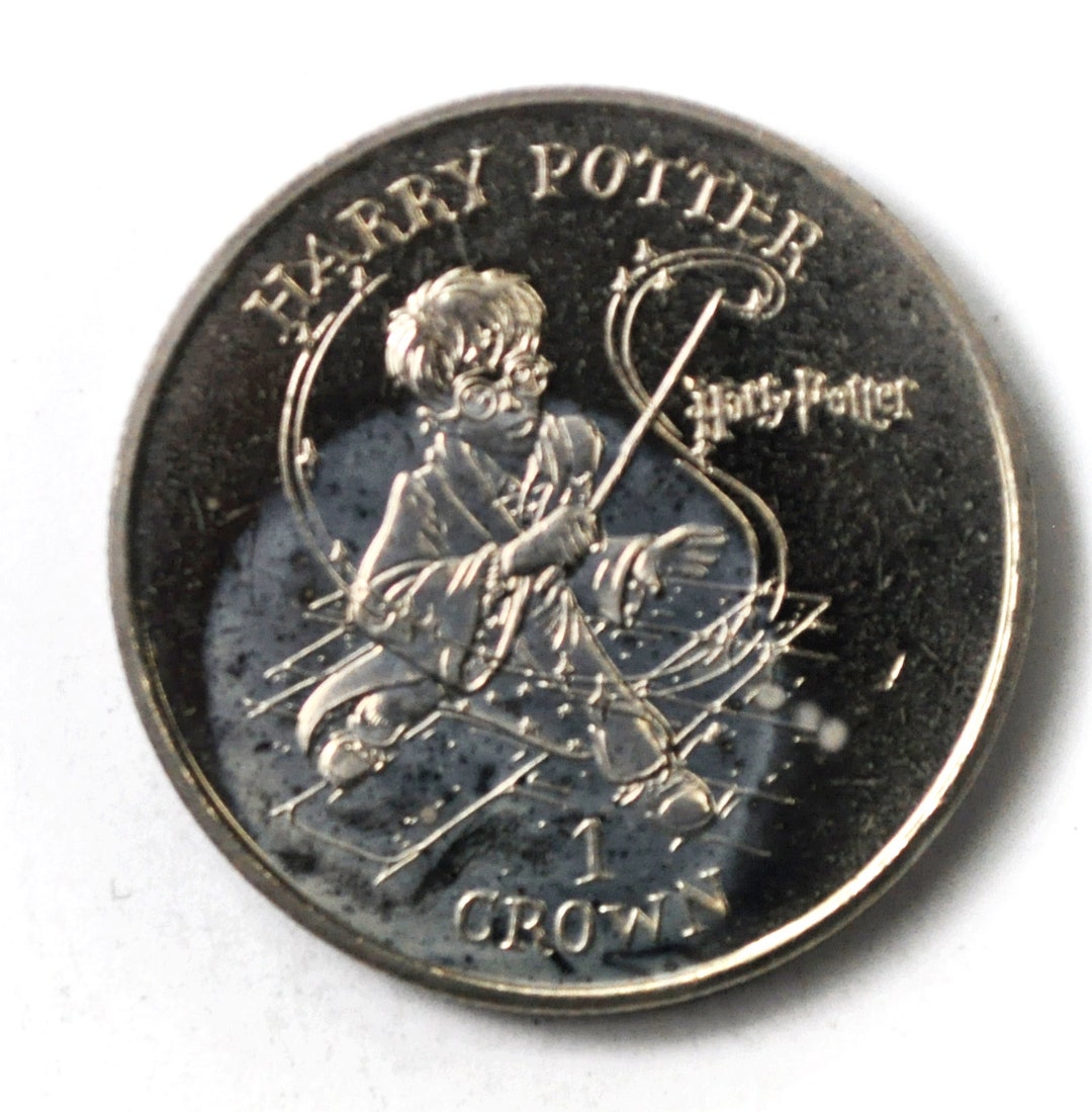 2001 Harry Potter Isle of Man Proof Copper Nickel One Crown - Etsy