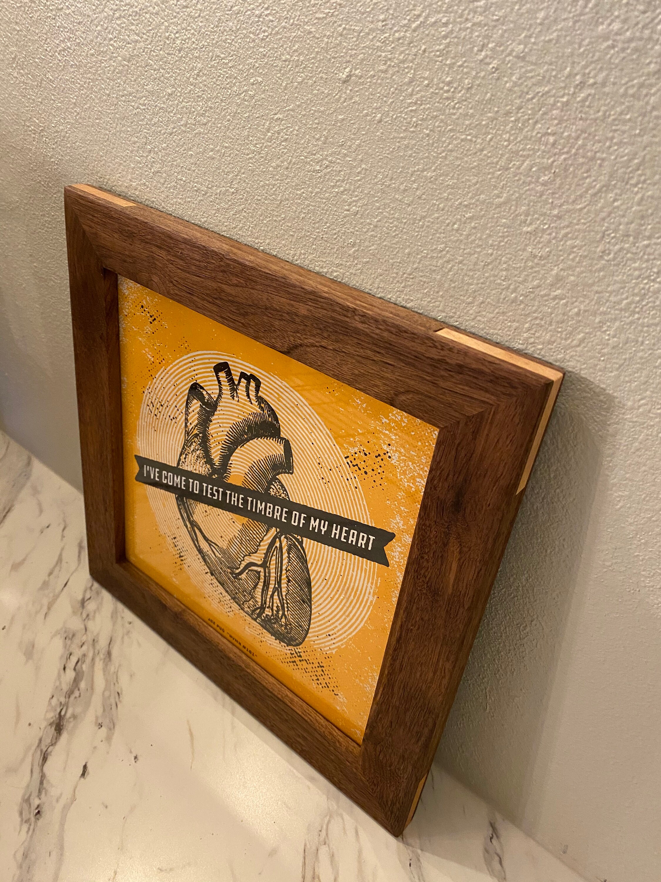 Walnut Picture Frame - Etsy