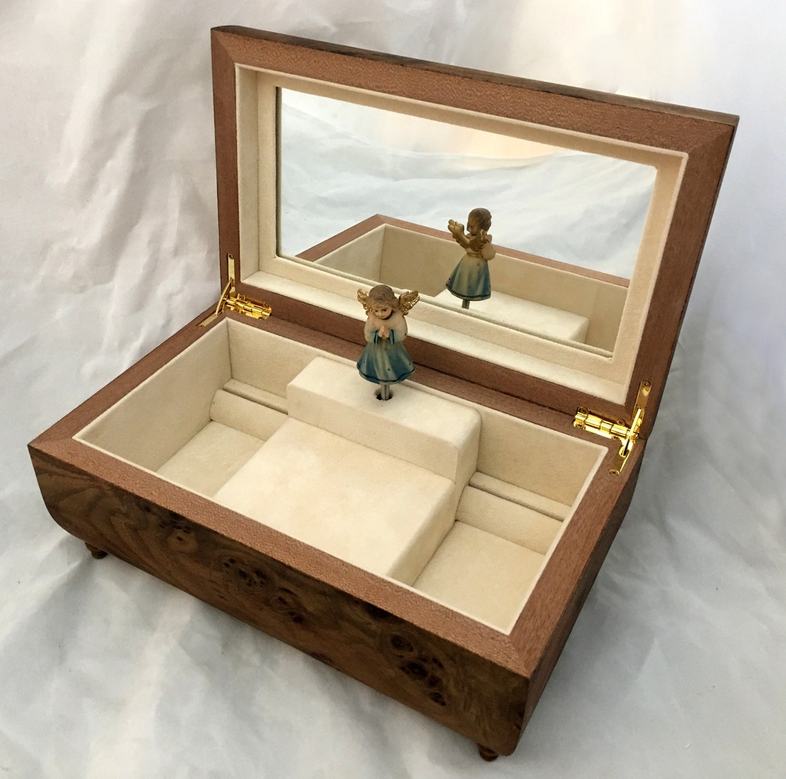 Thinking Out Loud Ed Sheeran Music Box, Inlaid Marquetry Roses Music ...