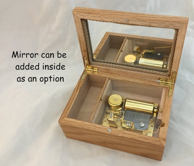 Amélie Music Box, La Valse D'amélie Music Box, Hand Crafted Solid Oak ...