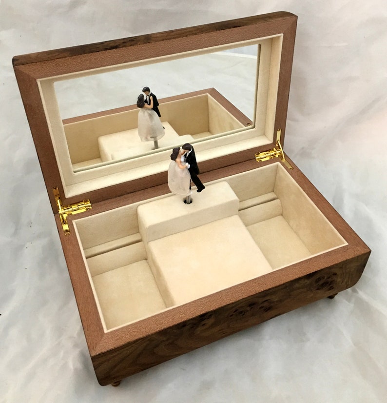 Thinking Out Loud Ed Sheeran Music Box, Inlaid Marquetry Roses Music ...