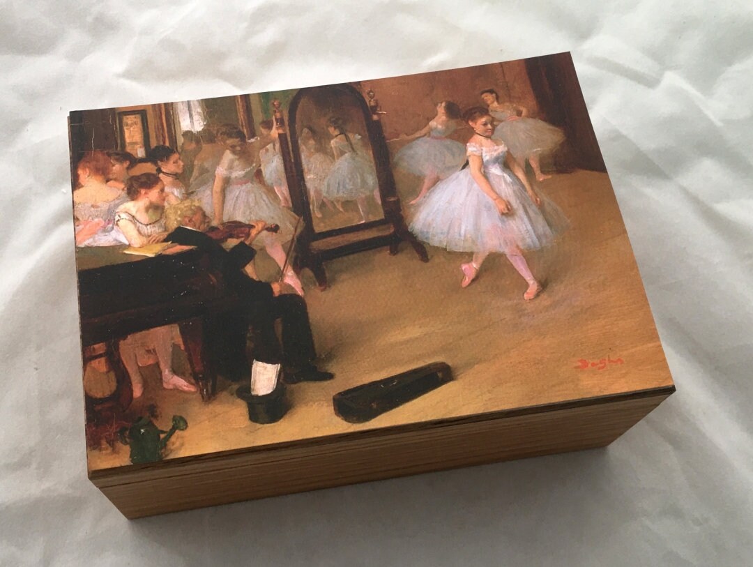 Amélie Music Box, La Valse D'amélie Music Box, Hand Crafted Solid Oak ...