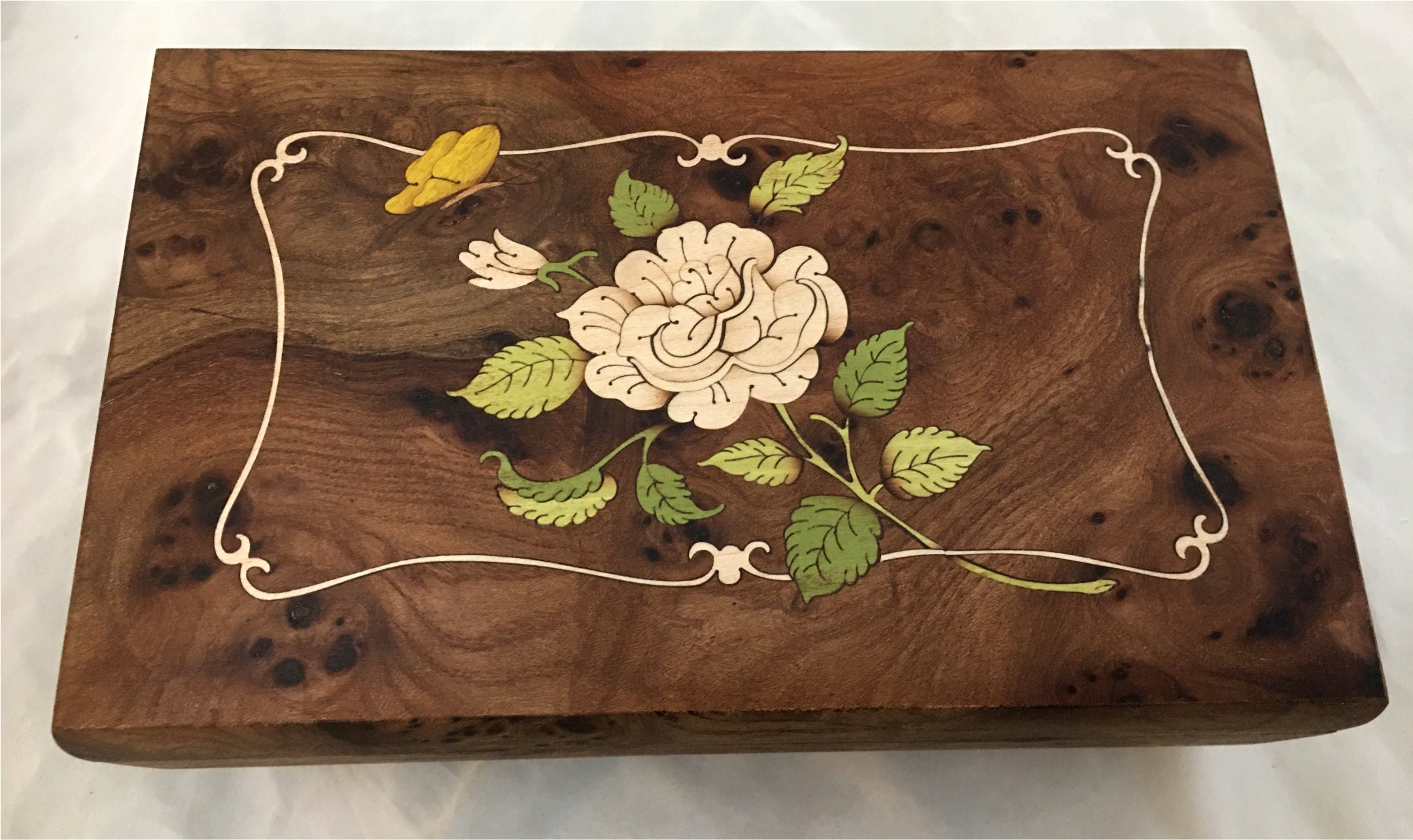 Thinking Out Loud Ed Sheeran Music Box Flower and Butterfly - Etsy
