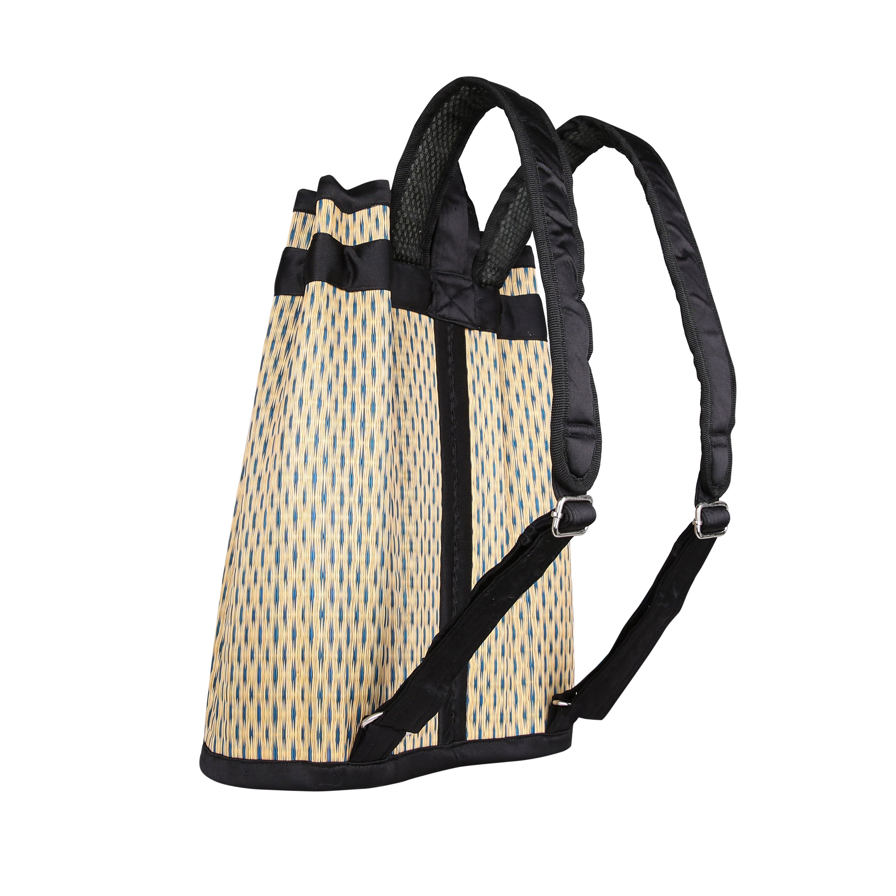 Draw String Bucket Style Collapsible Backpack - Baby Blue Speckled - Etsy