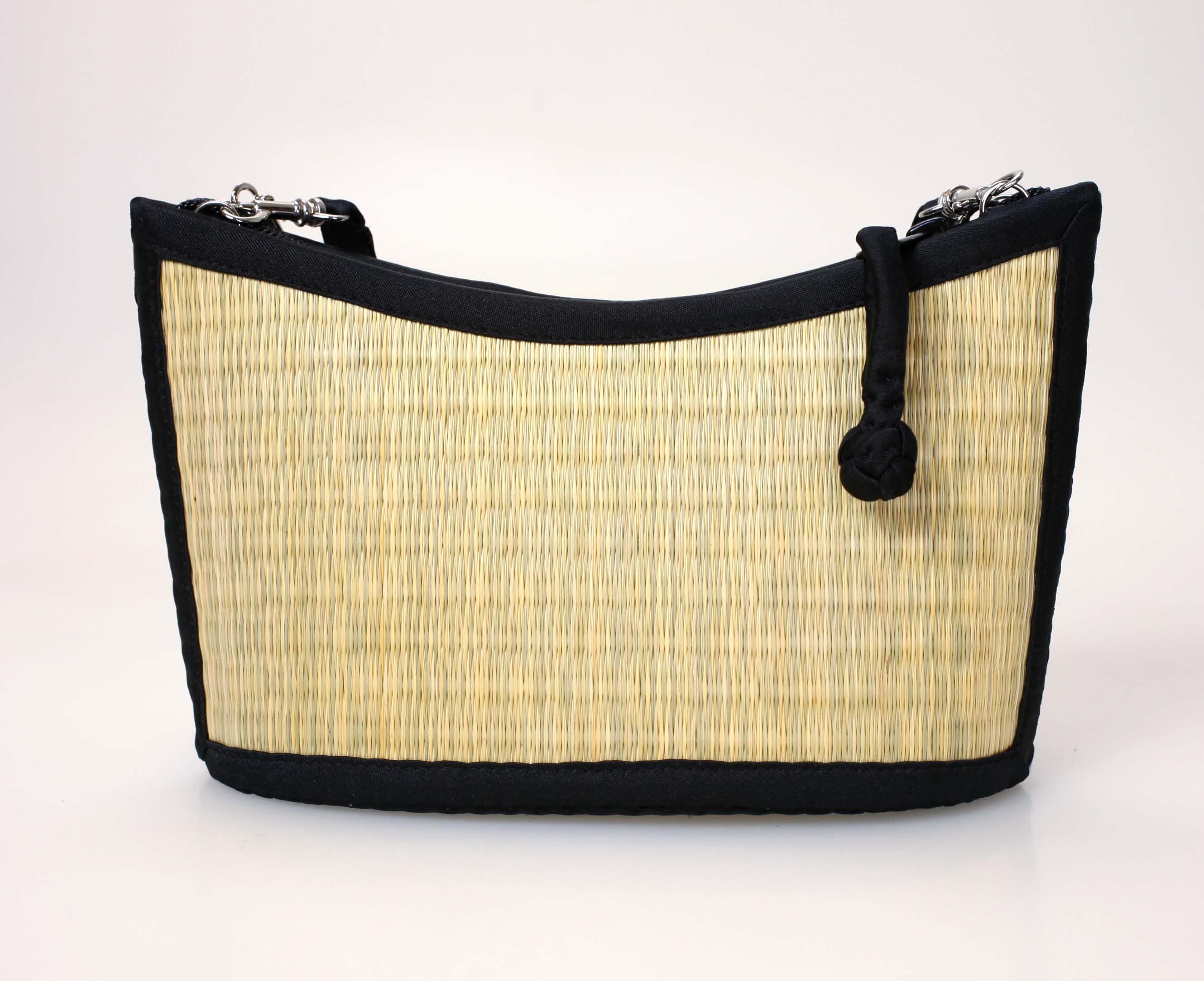 Sustainable Handmade Scoop Shape Seagrass Crossbody Shoulder Sling ...