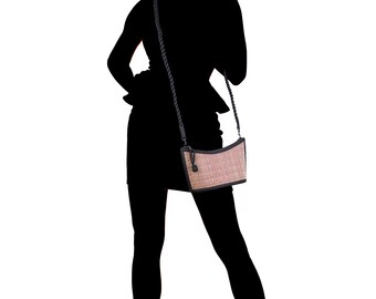 Sustainable Handmade Scoop Shape Seagrass Crossbody Shoulder Sling ...