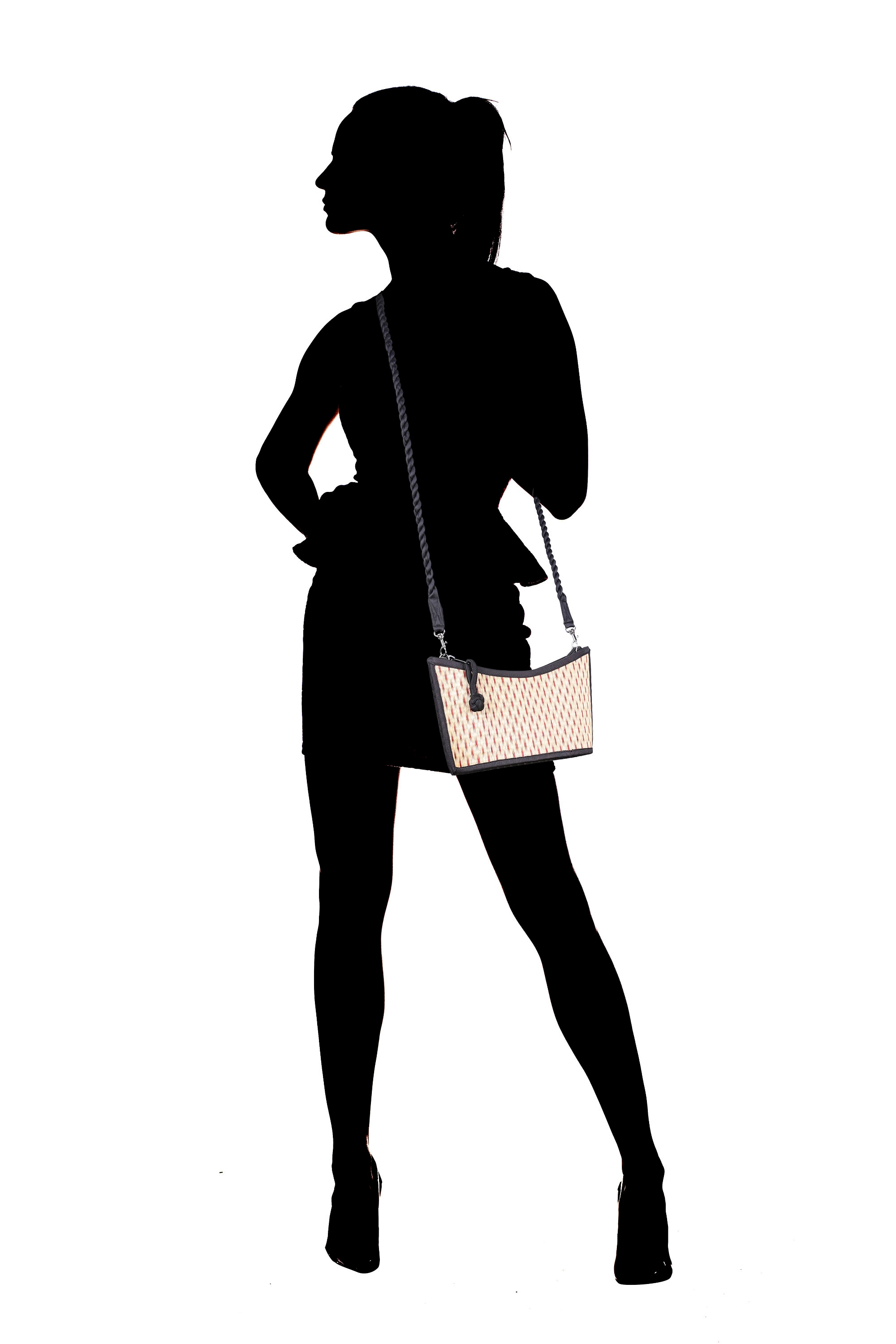 Sustainable Handmade Scoop Shape Seagrass Crossbody Shoulder Sling ...