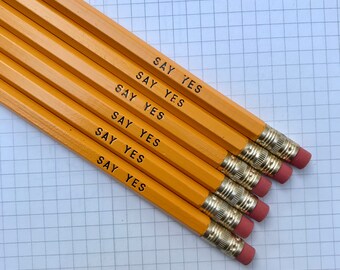 Unsharpened pencils | Etsy