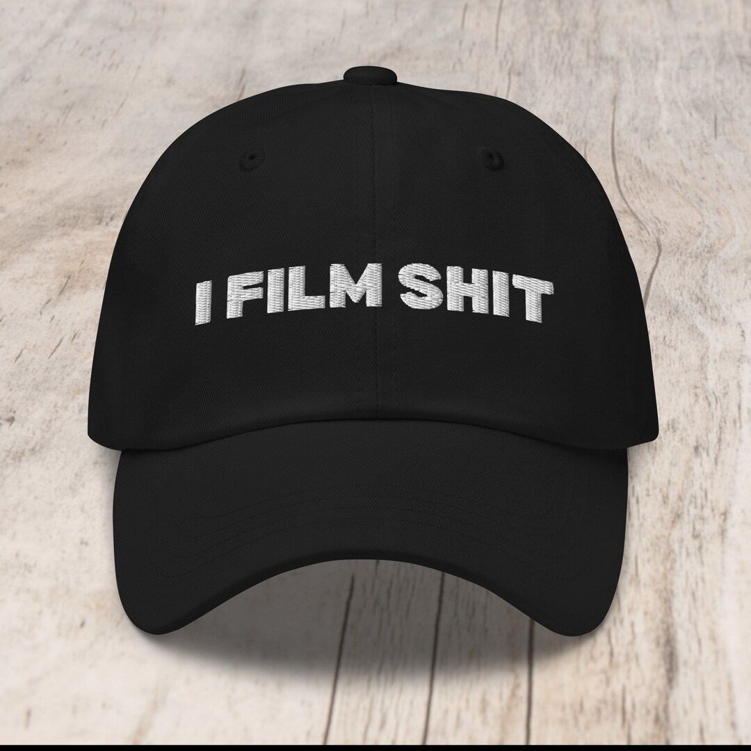 Videography I Film Shit Hat, White Embroidery Hat for Videographers ...