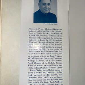 The Holyday Book by Rev. Francis X. Weiser. 1956 . Has Dustjacket ...