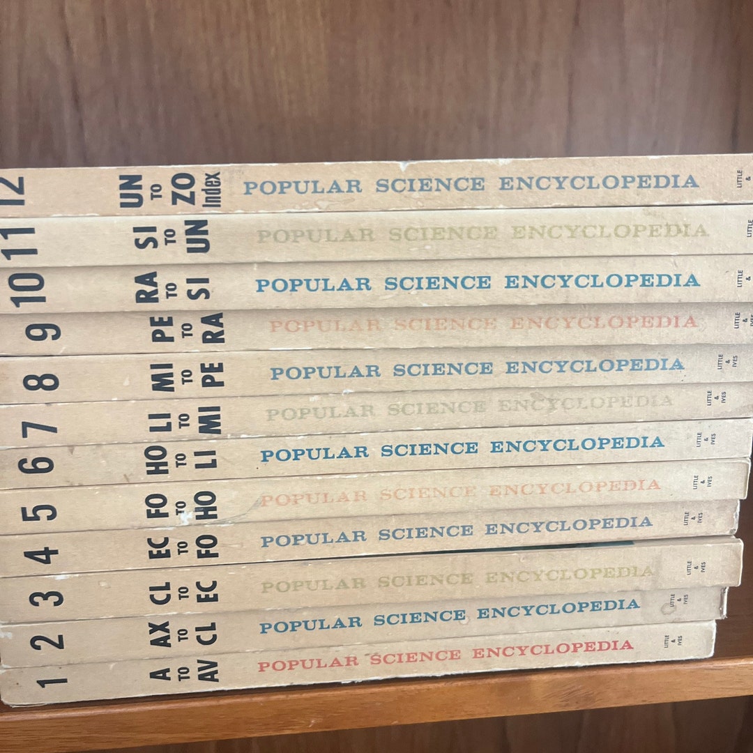 1963 Encyclopedia Popular Science for Young People 1-12 Complete ...