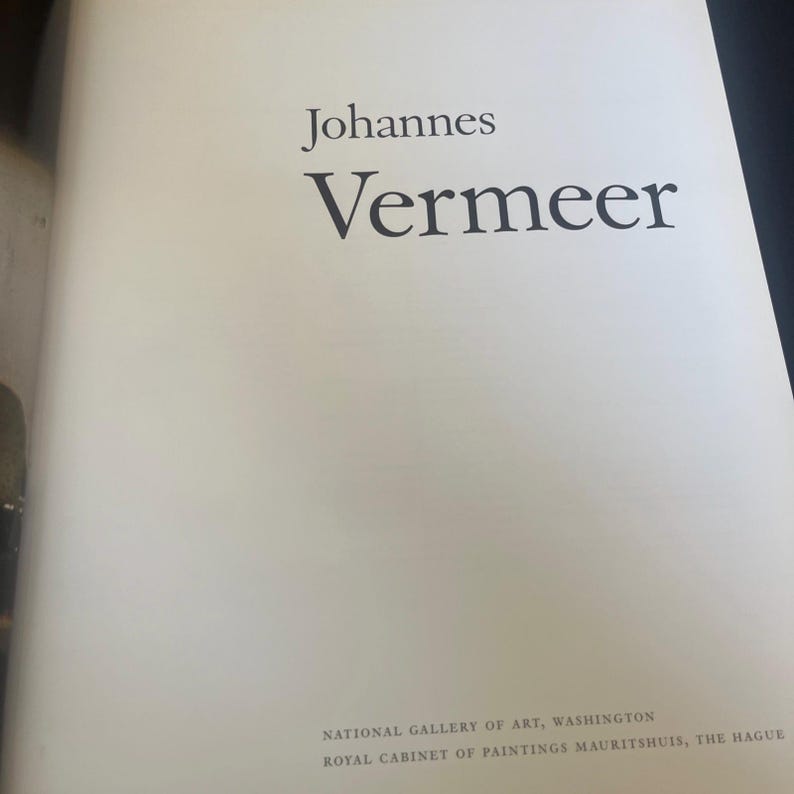 Johannes Vermeer National Gallery of Art, Washington PB Book Art Work ...