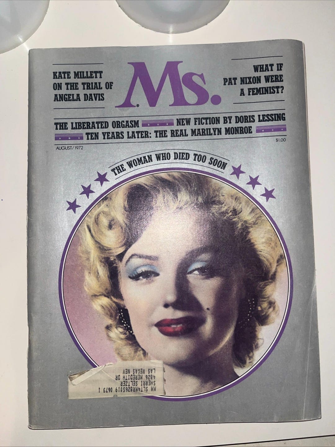 Ms. Magazine August 1972 Marilyn Monroe Gloria Steinem Feminism Vintage ...