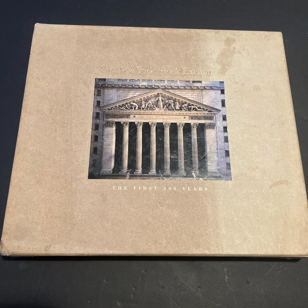New York Stock Exchange the First 200 Years HC & Slipcase by James E ...