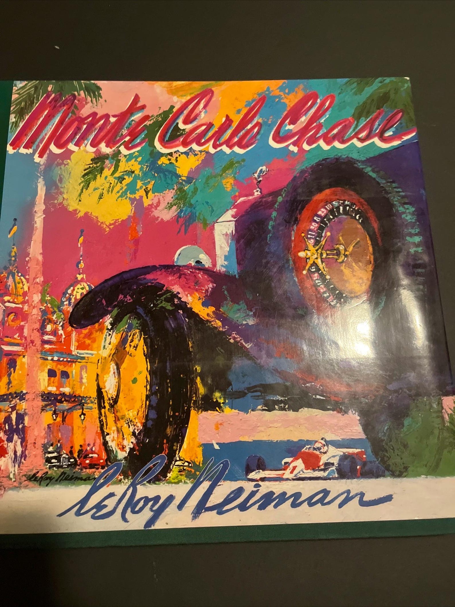 Monte Carlo Chase - Leroy Neiman Hardcover (1988). Coffee Table Book ...