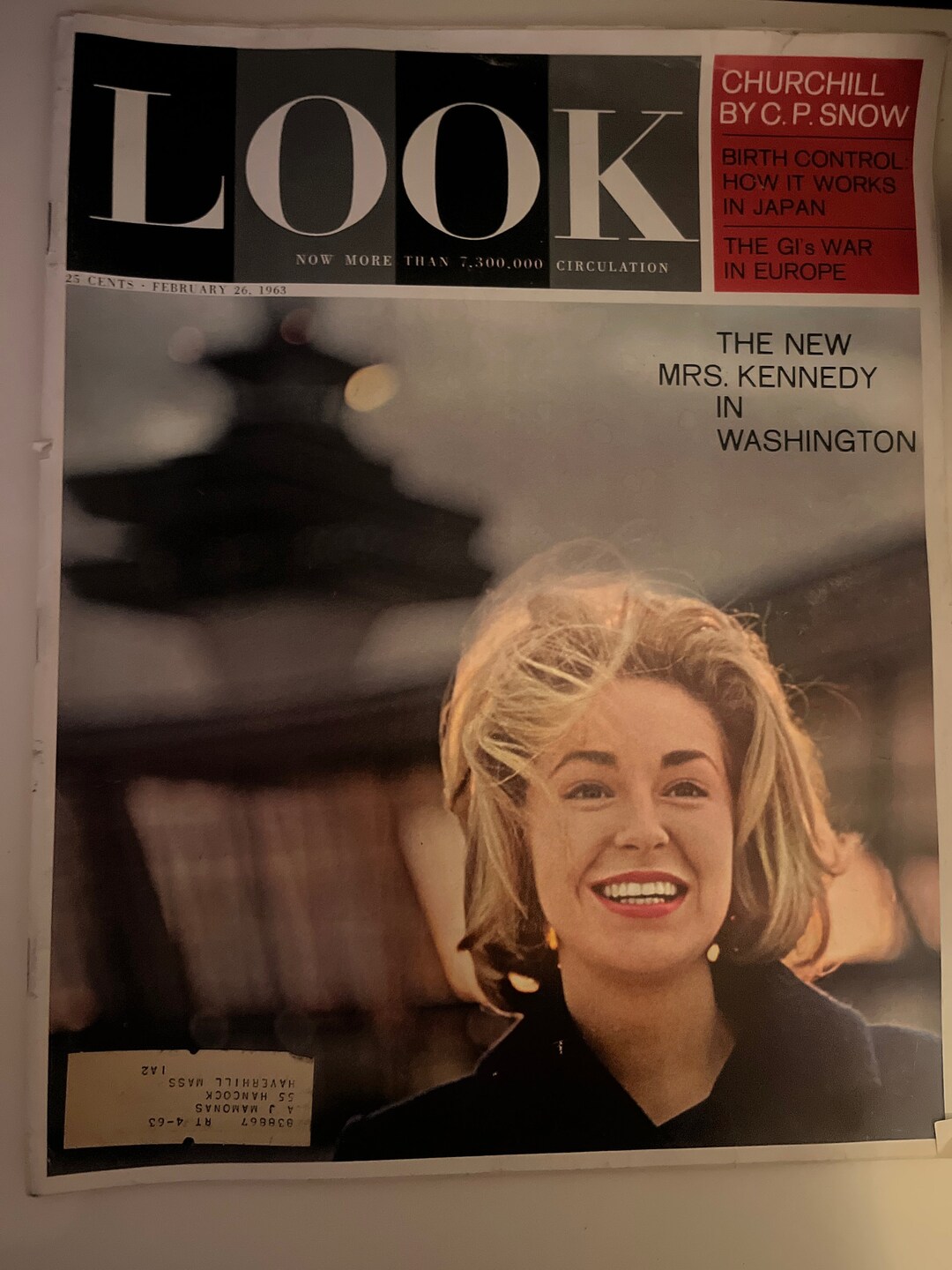 Look Magazine February 26 1963 the New Mrs Kennedy in Washington ...
