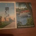 Set of 12 Vintage Linen Postcards assorted Views, Eclectic Mix. Free ...