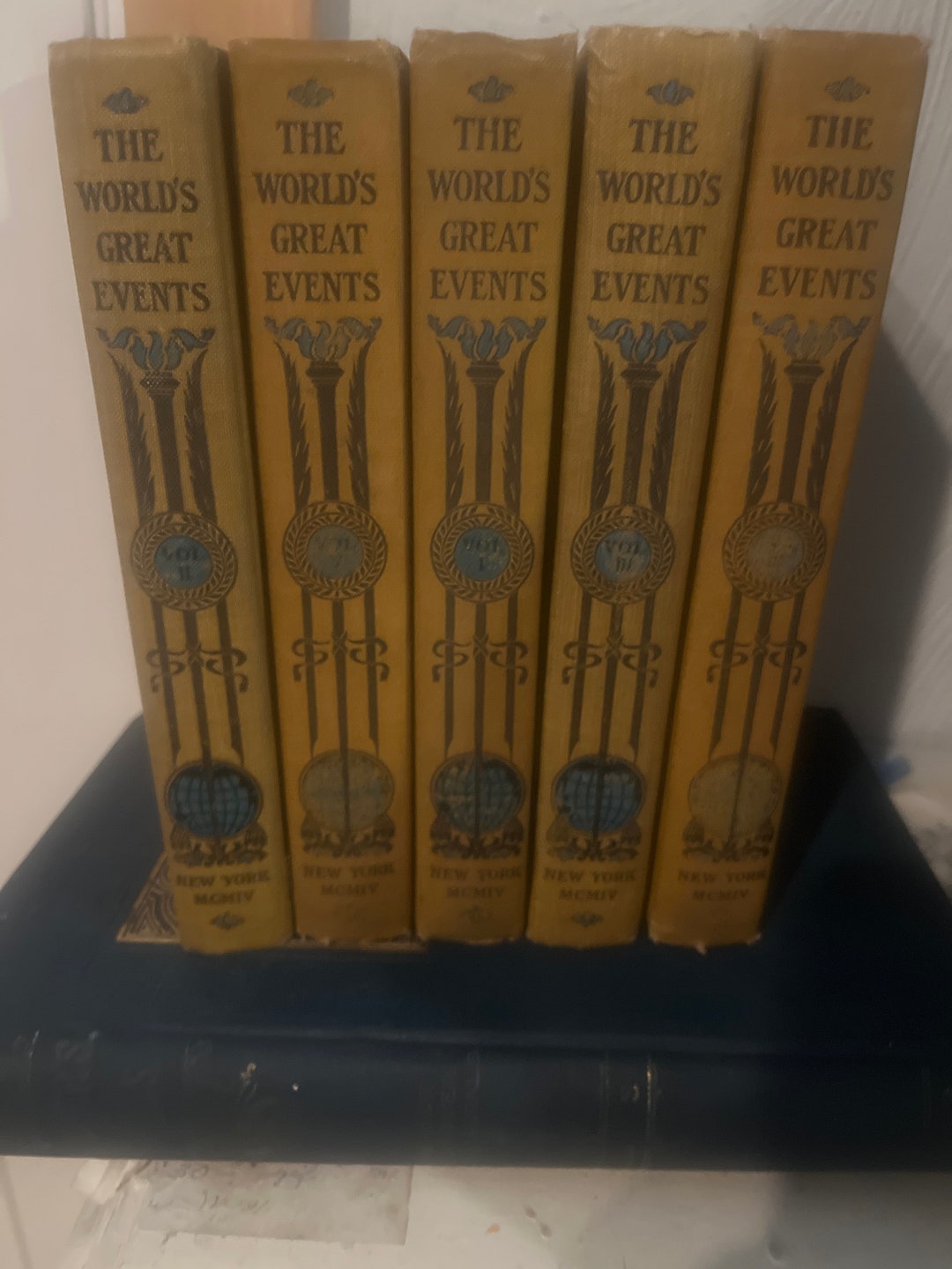 The World's Great Events by Ester Singleton Vol 1-5 - Etsy