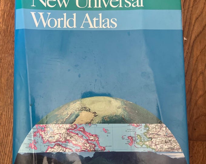 Vintage 80s Rand Mcnally Atlas - WORLD ATLAS of NATIONS - Etsy